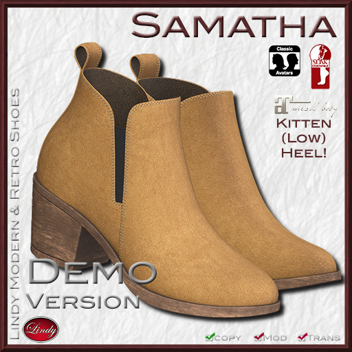Second Life Marketplace Lindy Samatha Demo
